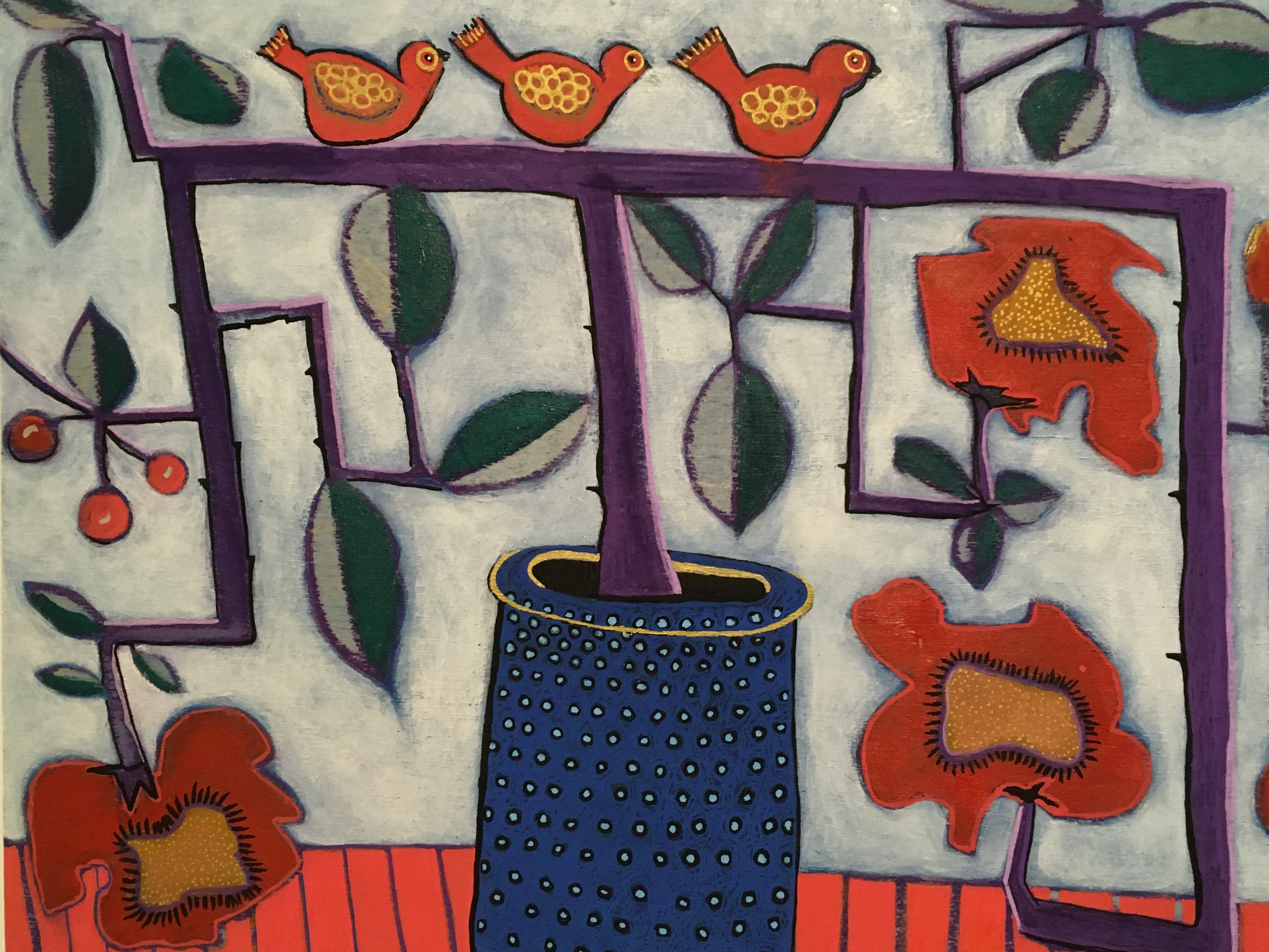 Three red birds – OFA Auction